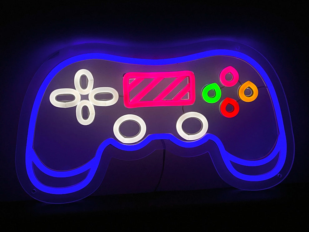 Videogame Controller LED Neon Sign – Unique Gift Shop Online