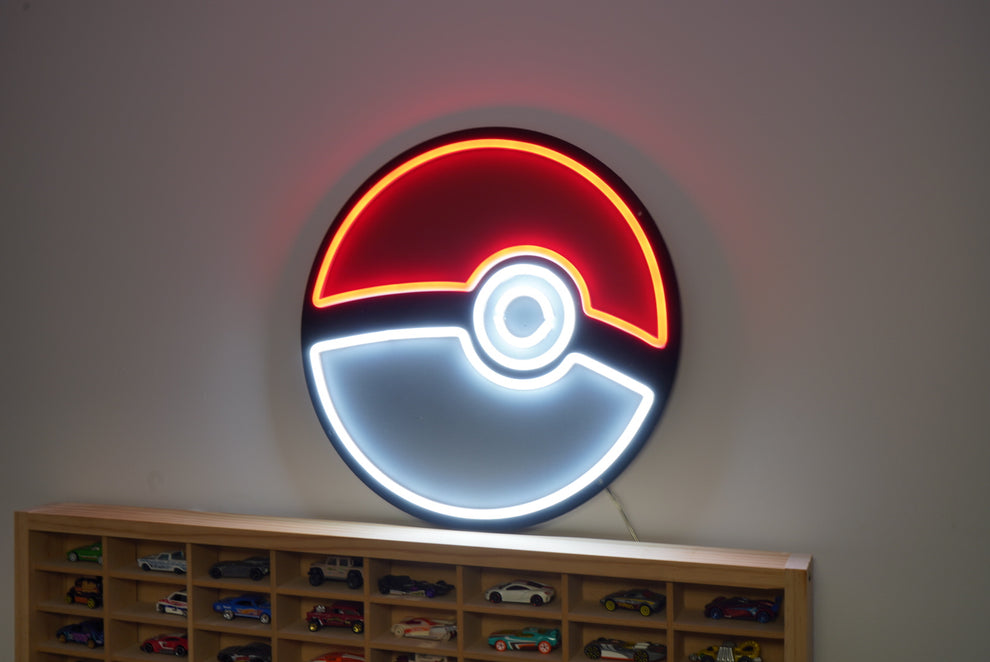 Poke Ball LED Neon Sign – Unique Gift Shop Online